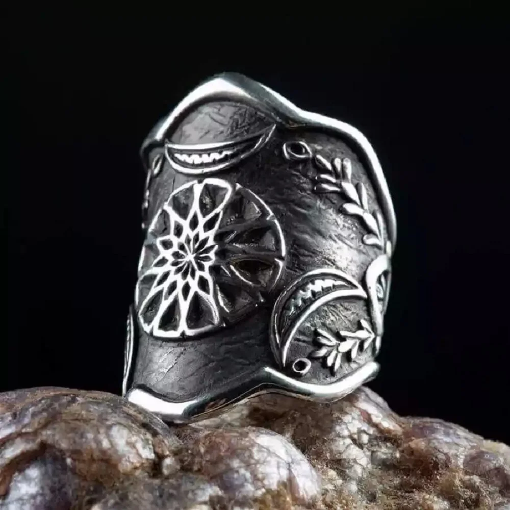 Dirilis Ertugrul Rings - 925 Sterling Silver Men's Jewelry
