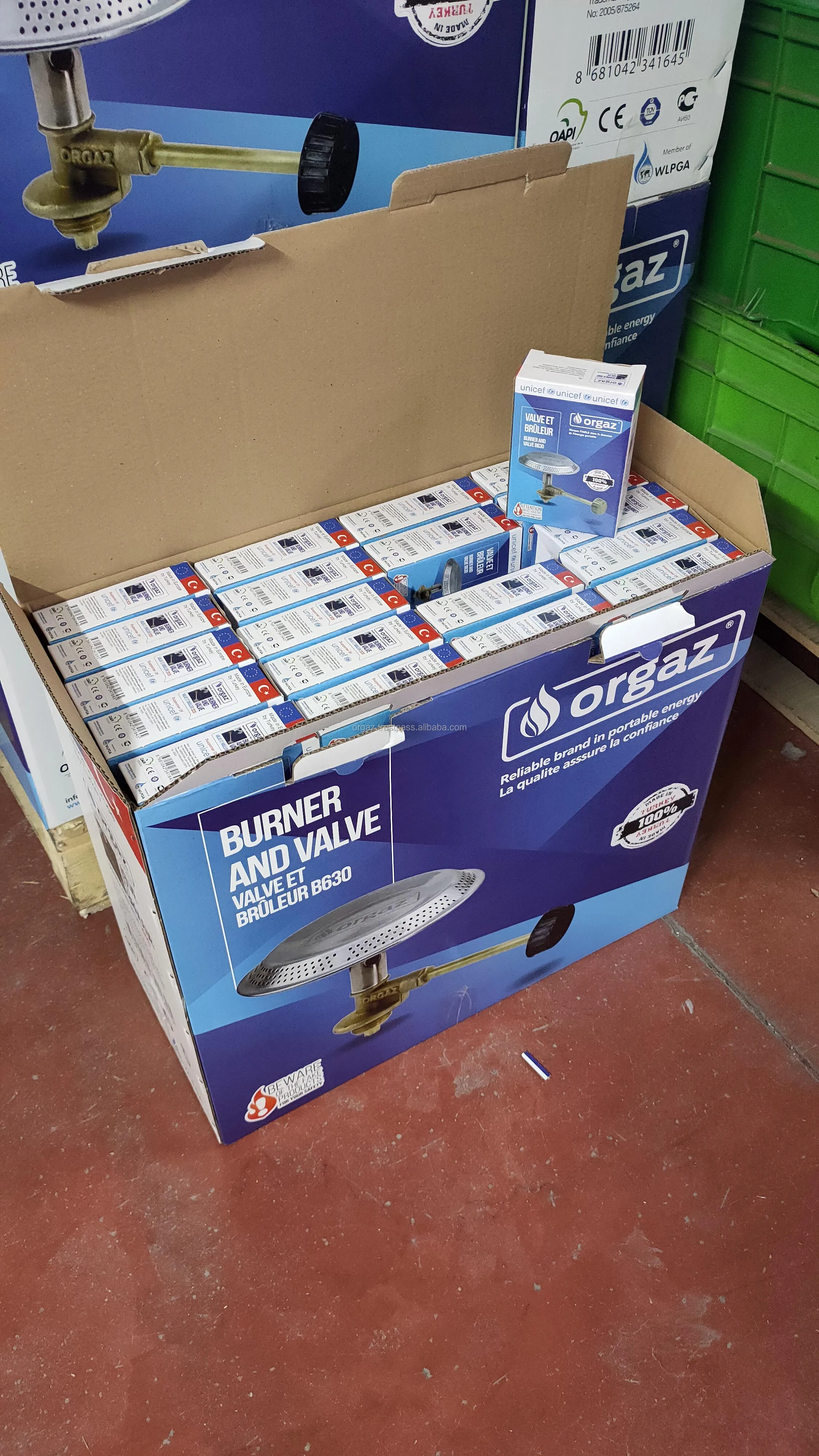 Orgaz Valve Burner Set - Portable Camping Gas Solution