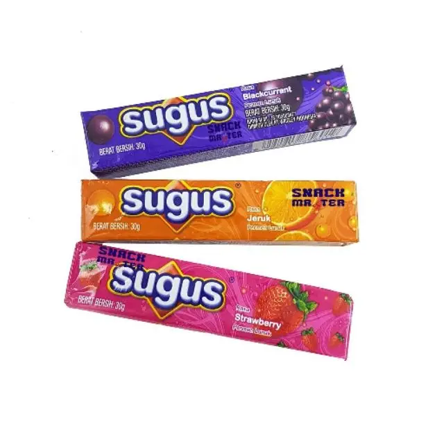 Sugus Orange Flavored Chews - Premium Candy 30gr