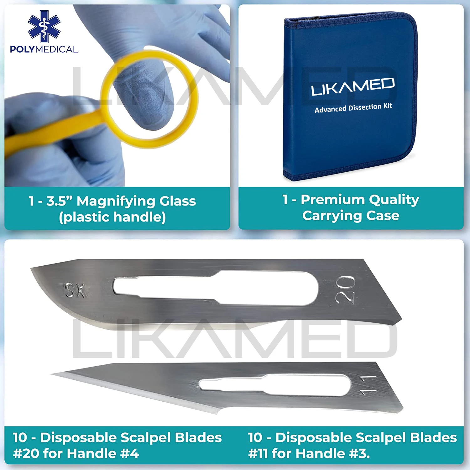 LIKAMED Advanced Dissection Kit for Class 11 Biology Students