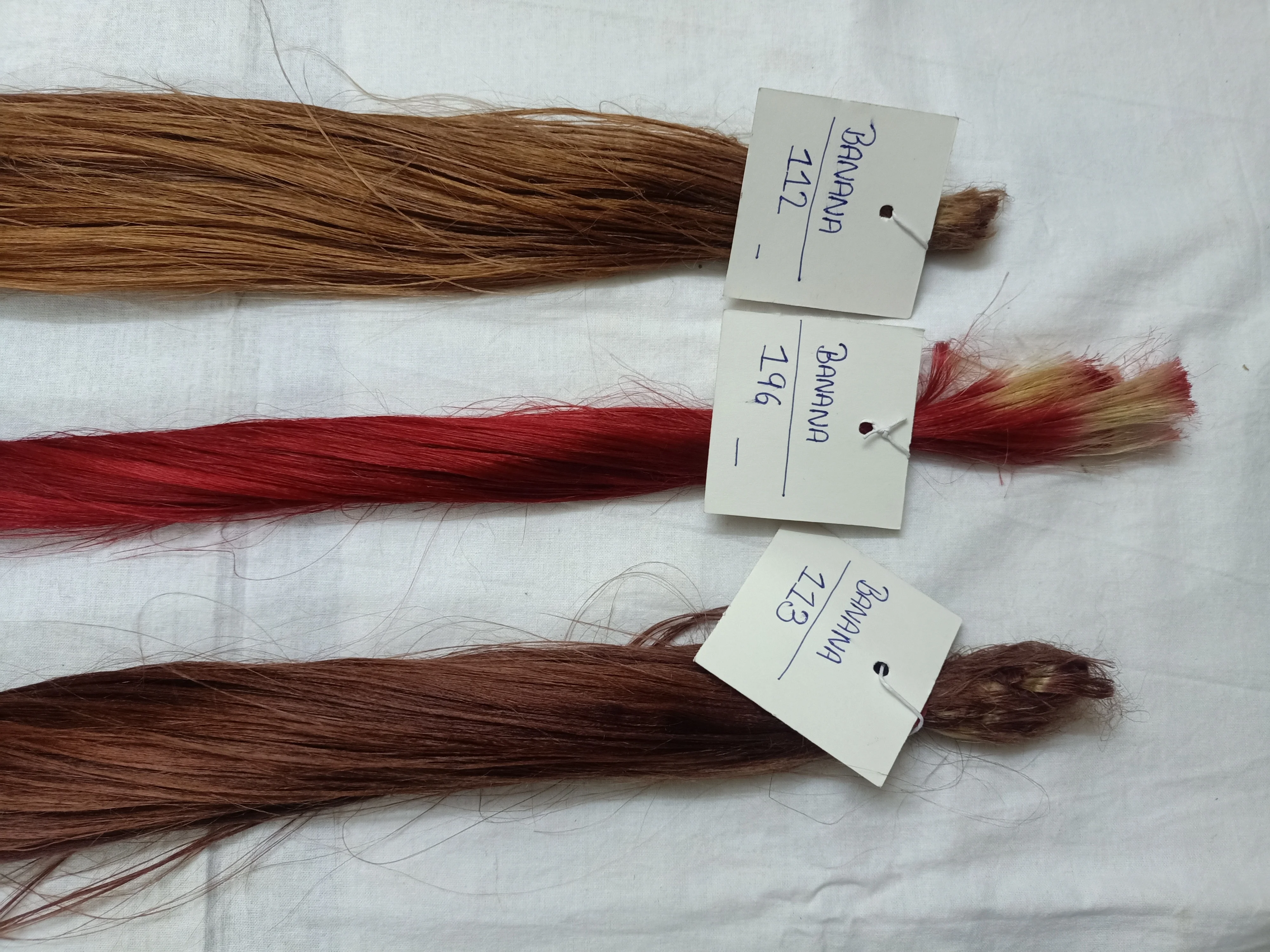 Custom Dyed Banana Fiber Hair Extensions - Natural & Silky