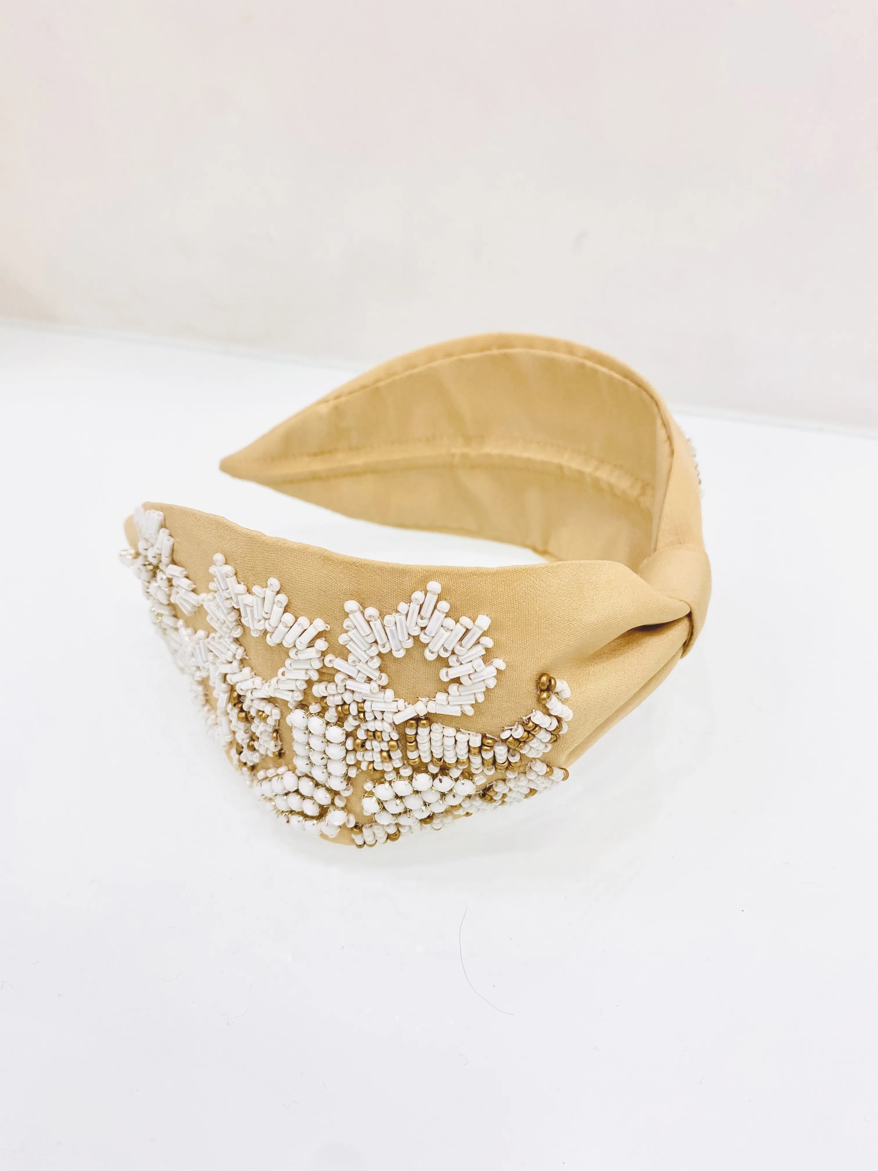 Customised Colourful Handmade Unique Turbanstyle Beaded Headband For ...