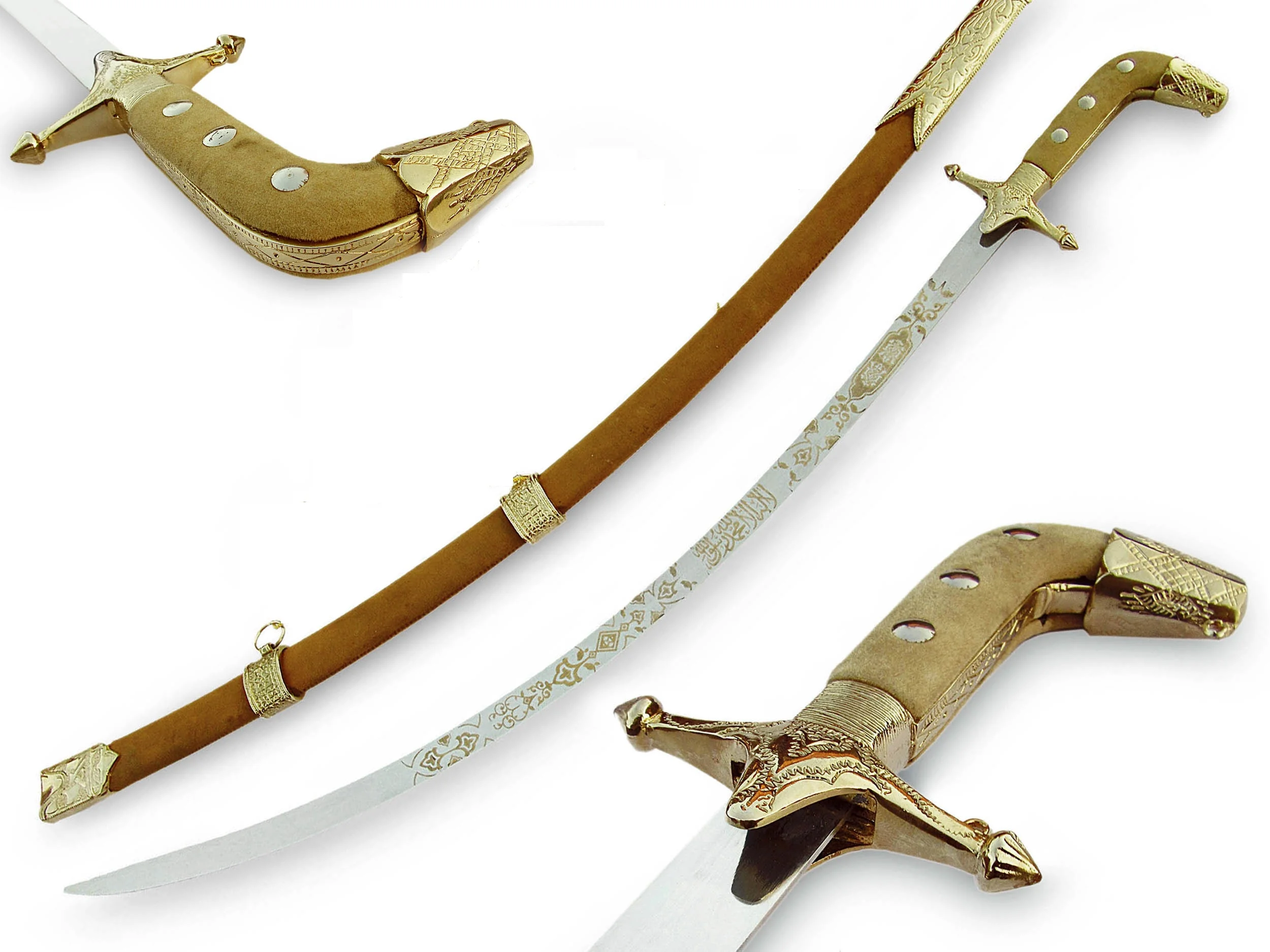 Handmade Ceremonial Sword Not Sharp Wholesale Brass or Steel Hilt OEM ...