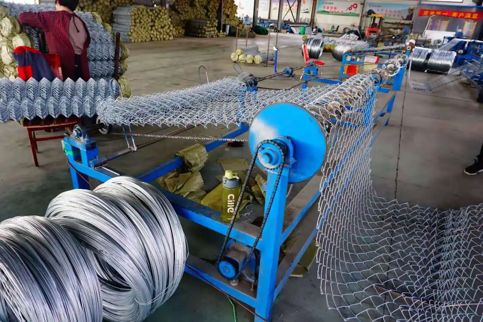 Chain Link Net Weaving Fully Automatic Net Machine - Buy Low Carbon ...