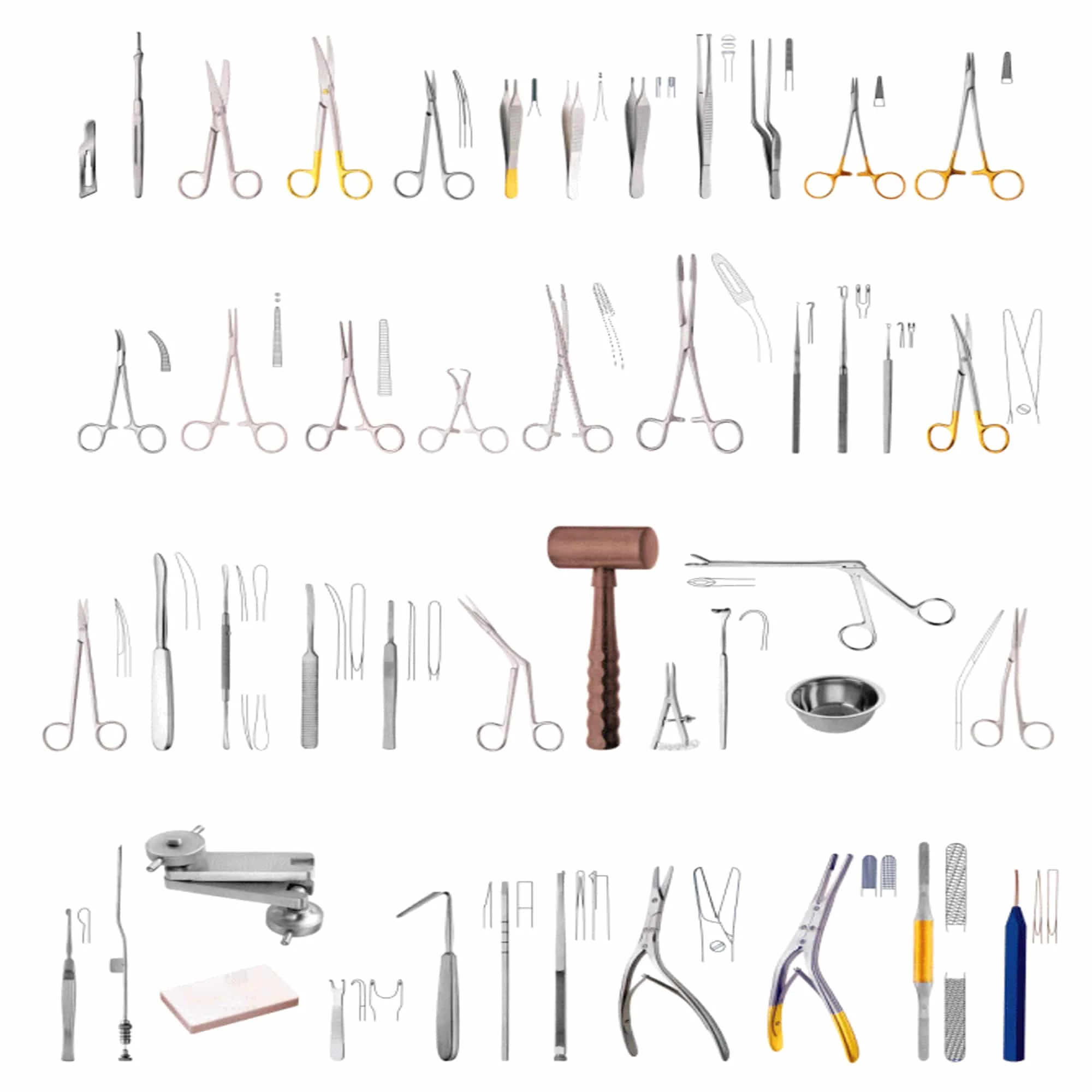 Tympanoplasty Surgery Instruments - 30 Pieces Set