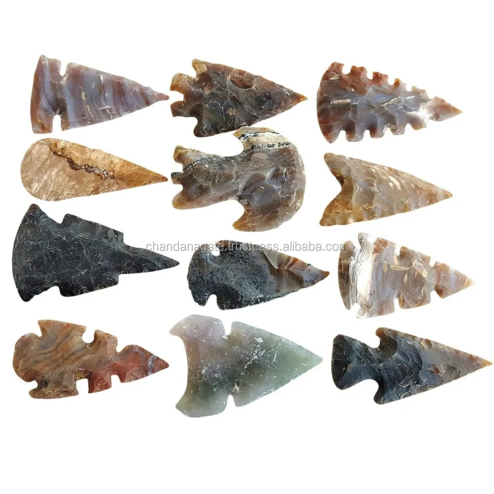 Stone Arrowheads Mix Color Fancy Arrow Head India Wholesale