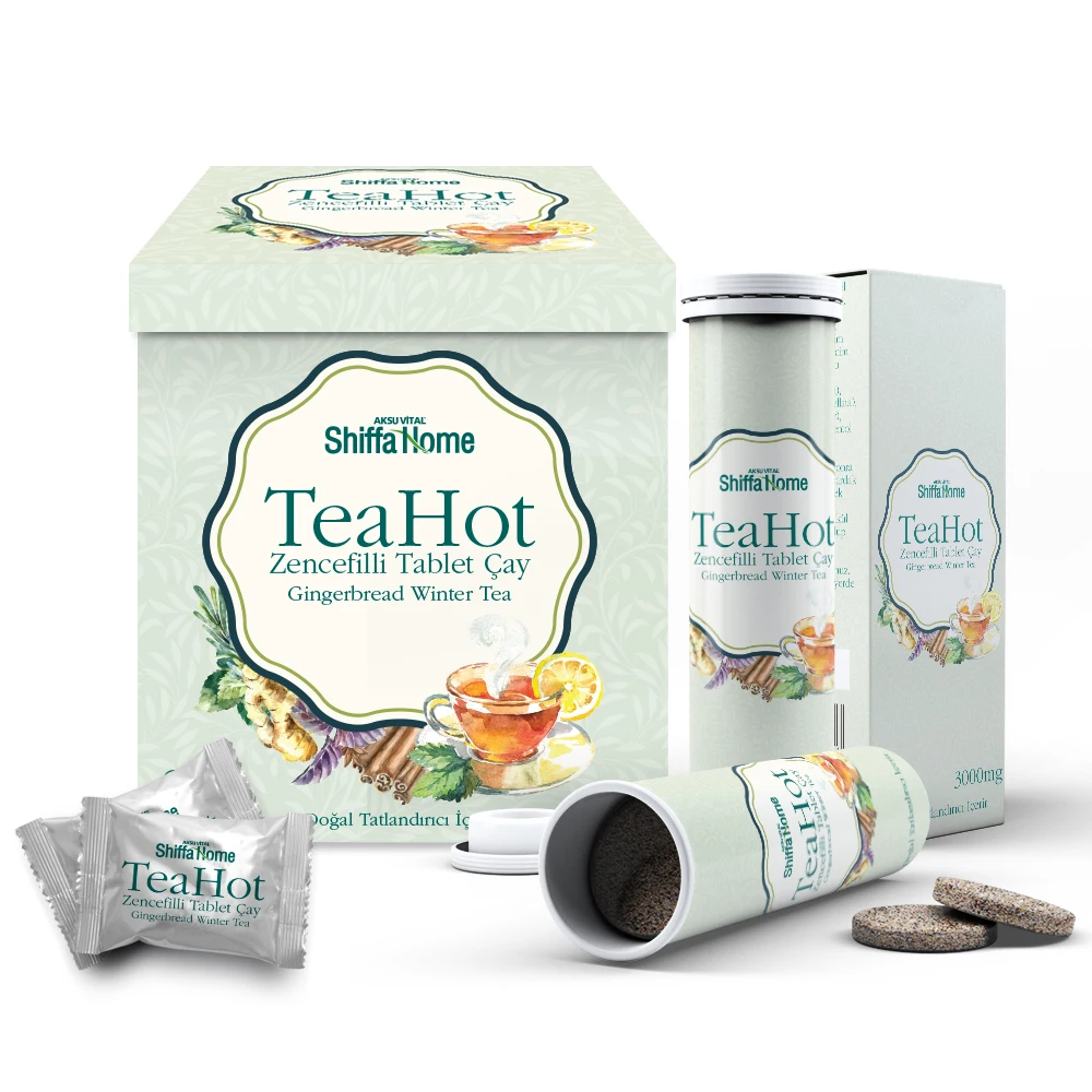 Instant Hot Tea Drink Teahot Brand Ginger Effervescent Water Soluble ...