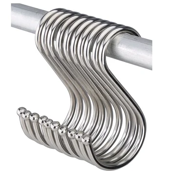 Custom Stainless Steel S Shape Hooks S Metal Hooks For Hanging - Buy ...