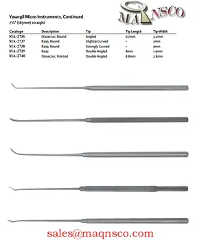 Yasargil Round Dissector/neuro Instruments - Buy Tumor Instruments ...