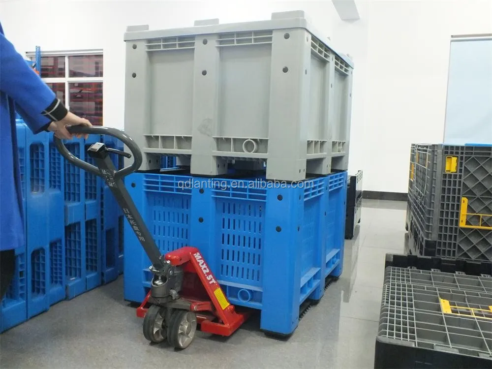 1200x1000x760mm Lightweight Solid Plastic Pallet Box - Buy Lightweight ...