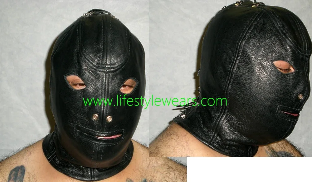 Mask Hood Catsuit Face Mask Hood Leather Hood Mask Rubber Hood Mask ...