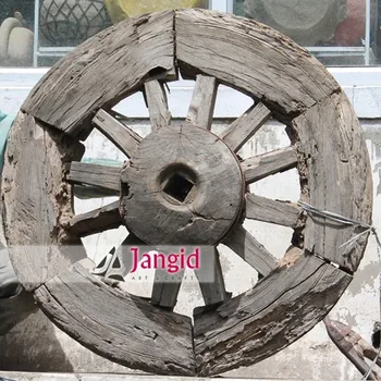 Indian Ethnic Wooden Bull Cart Wheel - Buy Wooden Cart Wheel,Industrial ...