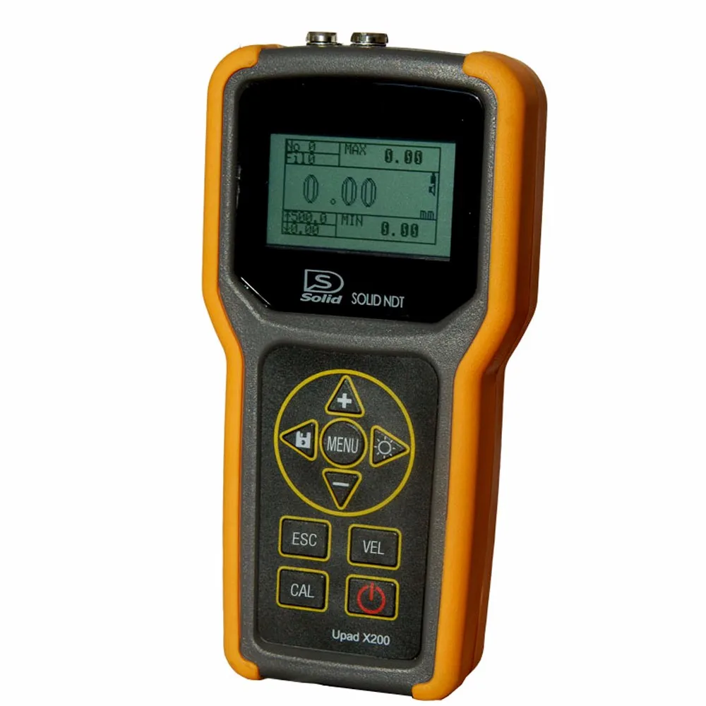 Uitrasonic Thickness Meter Portable Thickness Gauge 0.75-400mm X100 For ...