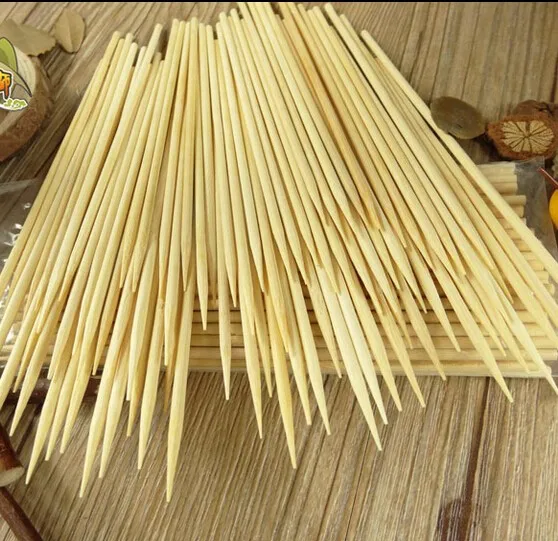 25cm Bbq Use Disposable Bamboo Skewer With Custom Logo Buy Rotating Bbq Skewerbamboo Skewer