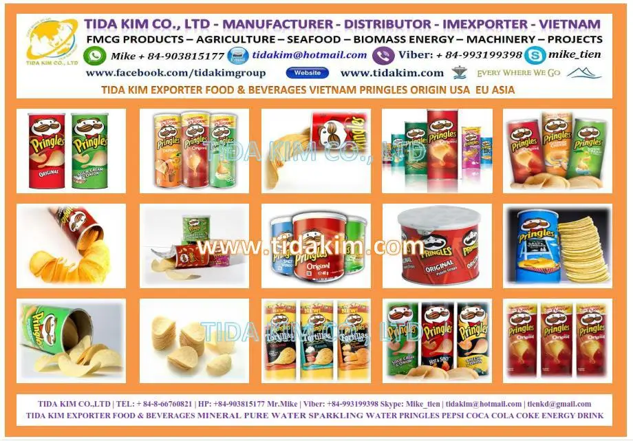 Pringles Potatoes - Orange Strawberry Oreo Chocolate Tida Kim - Cookies ...