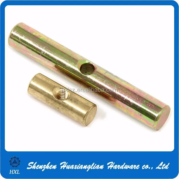 Standard Or Customized Double Two Screw Hole Barrel Nut - Buy Two Hole ...