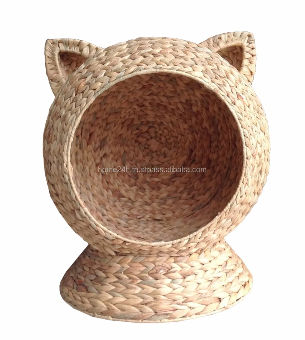 Water Hyacinth Wicker Cat House - Cat Bed - Dog Bed - Vietnam Handmade ...