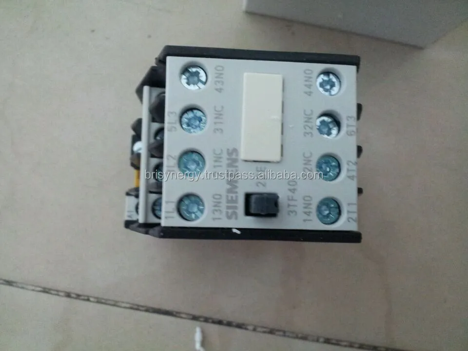 Siemens Contactor 3tf4022-0xf0 22e 2no+2nc Ac-3:4 Kw 400/380v 3tf40 22 ...