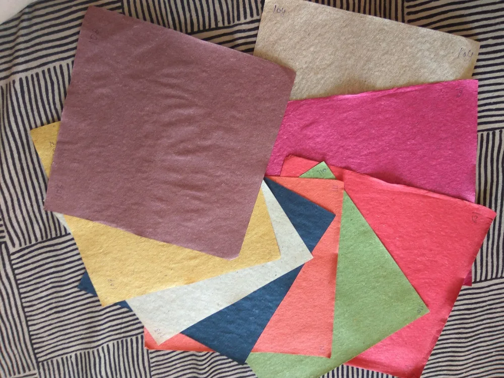 Elephant Poo Handmade Paper Sheets In Multicolored Sheets Of Size 56 * ...