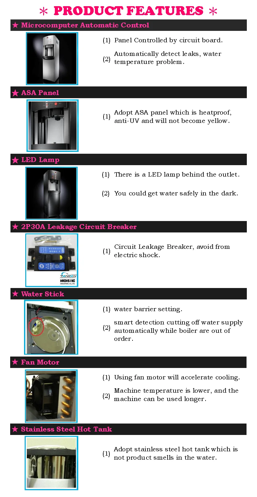 Water Dispenser Spare Parts Magic Hot And Cold Water Dispenser - Buy ...