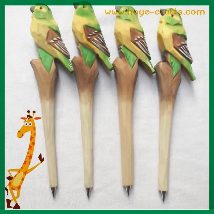 Wood Sculpture Cheap Pens Bird Design - Buy Cheap Pens,Wood Cheap Pens ...