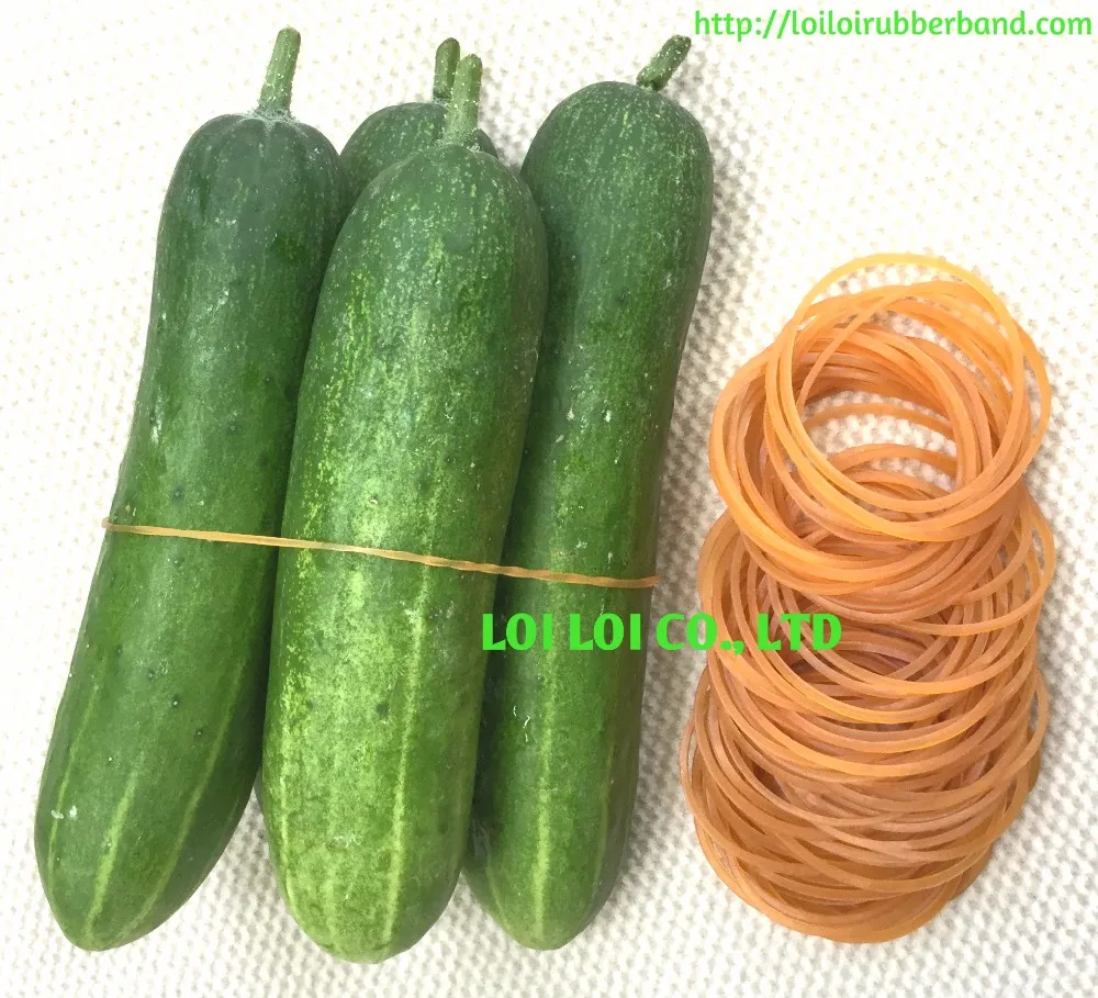 Tying Vegetables Rubber Bands / Elastic Rubber Band For Binding ...