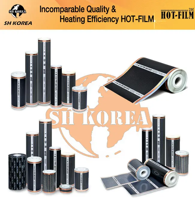(film Heater,Carbon Heating Film) [sh Korea] Carbon Far Infrared Ray Under-floor Heating Film ...