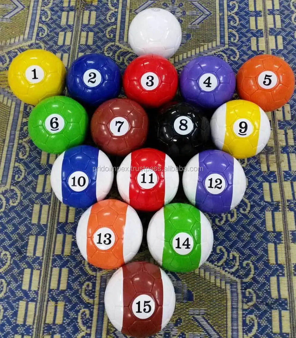 Pool Soccer Balls Billiard Soccer Ball - Buy Foot Balls,Billiard Pool ...