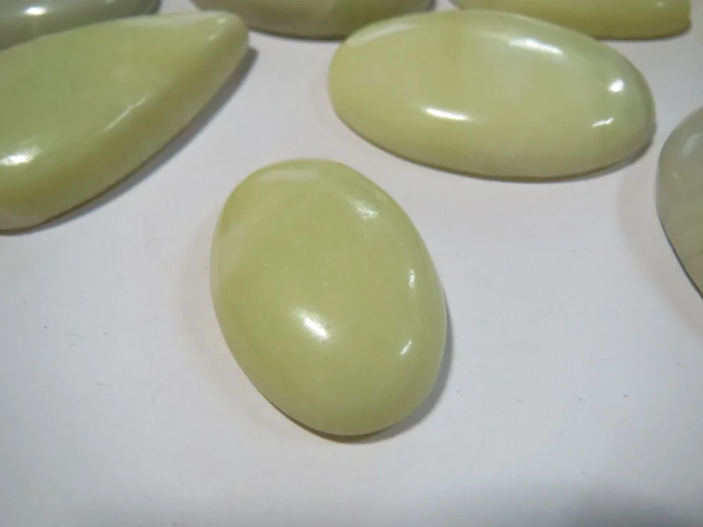Lemon Jade Stone Cabochons Loose Gemstones - Buy Lemon Jade Stone ...