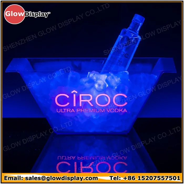 Glowdisplay Led Illuminated Ciroc Vodka Ice Bucket Buy Ciroc Vodka Ice Bucketciroc Vodka Ice