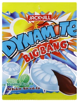 Dynamite Bigbang Mint Flavour With Chocolate Filling Candy Bag 60g (20 ...