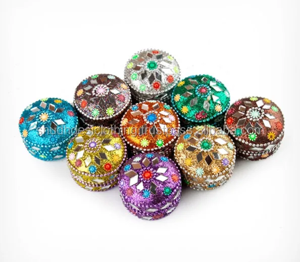 Gorgeous Trinket Boxes Lac Box Suppliers - Buy Glittering Lac Kumkum ...