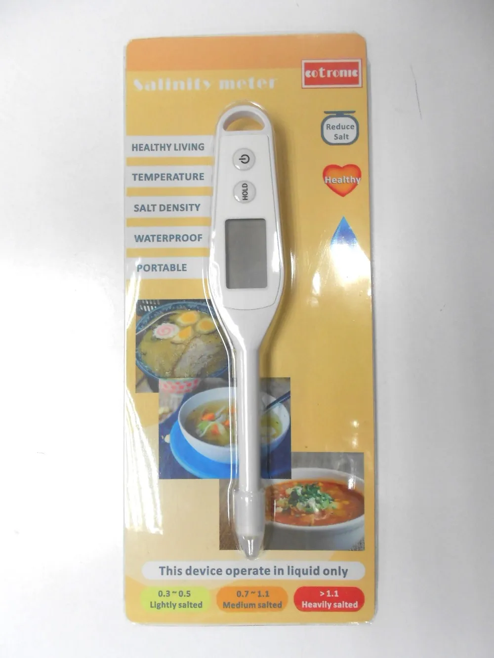 Digital Salt Tester,Salt Meter Food Waterproof - Buy Digital Salinity ...