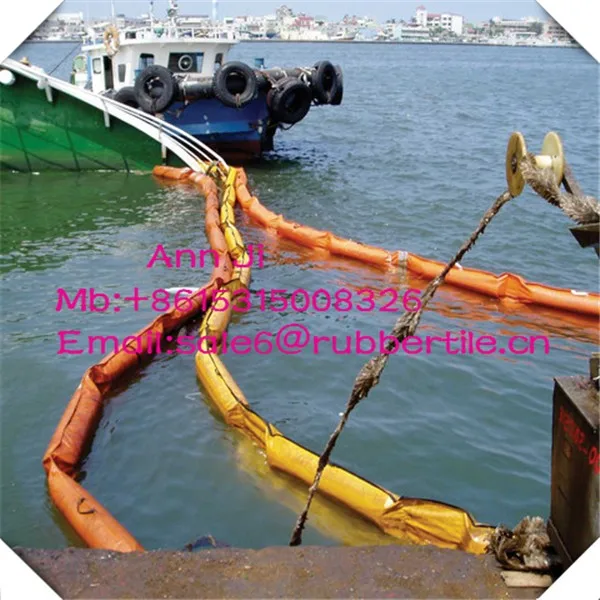 Soild Rubber Float Boom For Stop Erosion Pollution,Rubber Floating ...