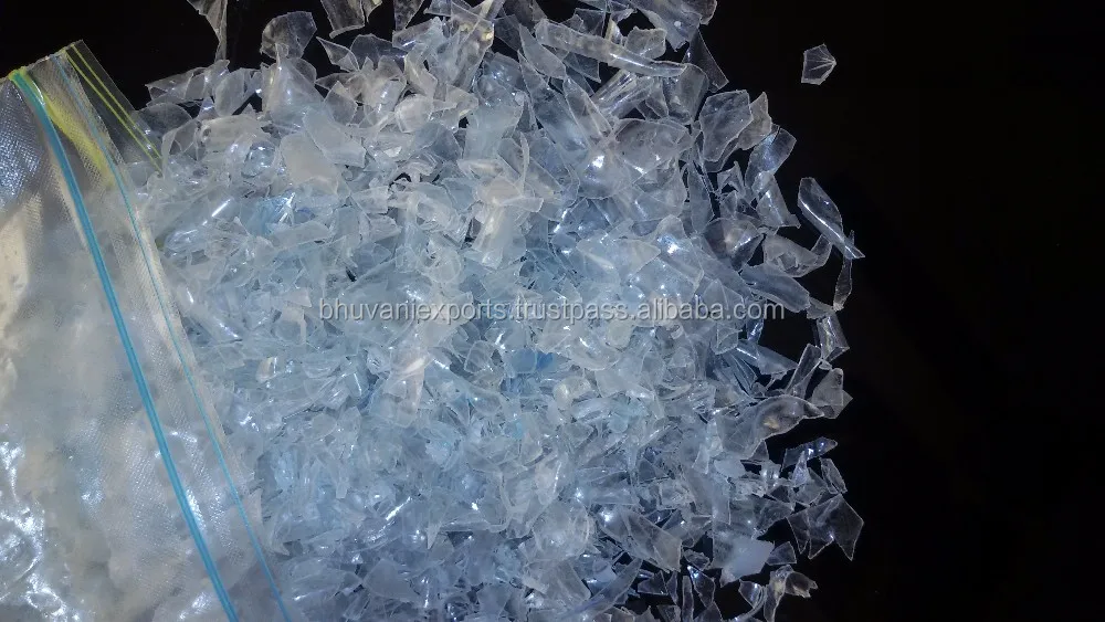 Clear Pet Flakes - Recycled Plastic Scraps for Various Uses