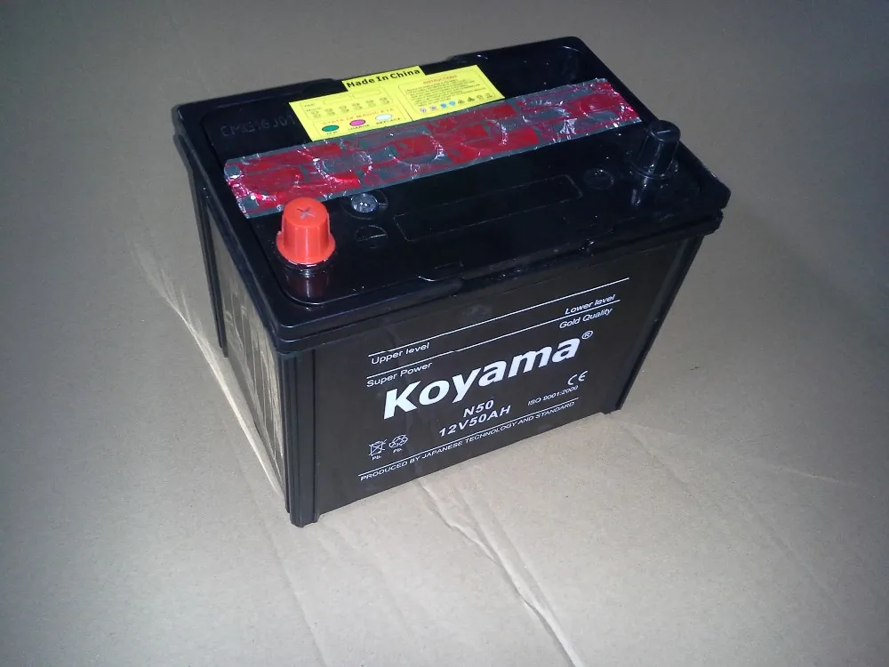 Flooded Acid Dry Charged Lead Acid N40 12v40ah Battery