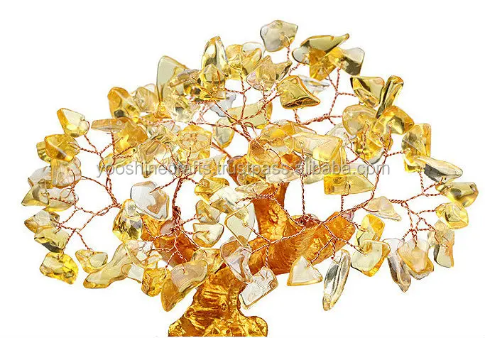 Gold Crystal Tree,Gold Crystal Money Tree,Lucky Money Tree - Buy ...