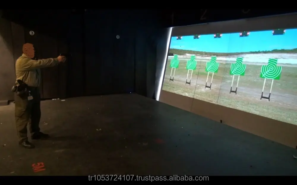 2016 Indoor Shooting Simulator (real Weapon,Weapon Recoil,Sounds And ...