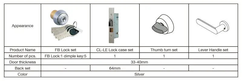 High Security And Quality Japanese Fb Lock Key Cylinder Set - Buy Key ...