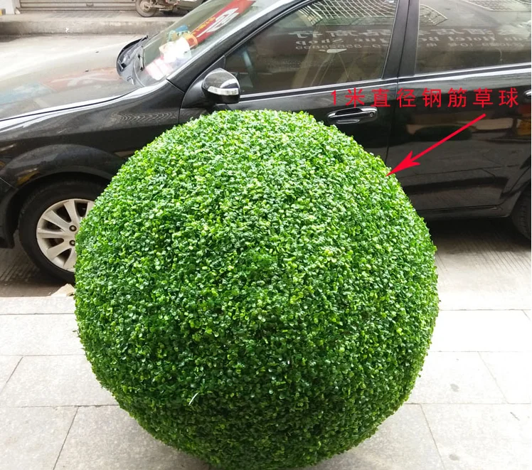Big Grass Green Ball Boxwood Grass Ball For Decoration - Buy Artificial ...