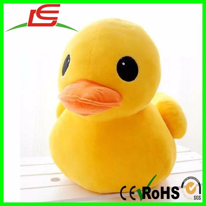 Cute Plush Toy Yellow Duck Stuffed Animal With 20cm 30cm 40cm - Buy ...
