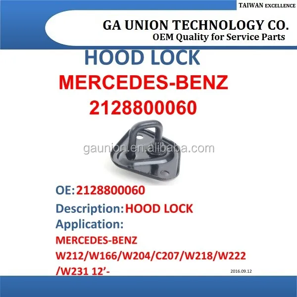 Hood Lock Deur Klink 2128800060 Voor Mercedesbenz W212/w166/w204 12 ...