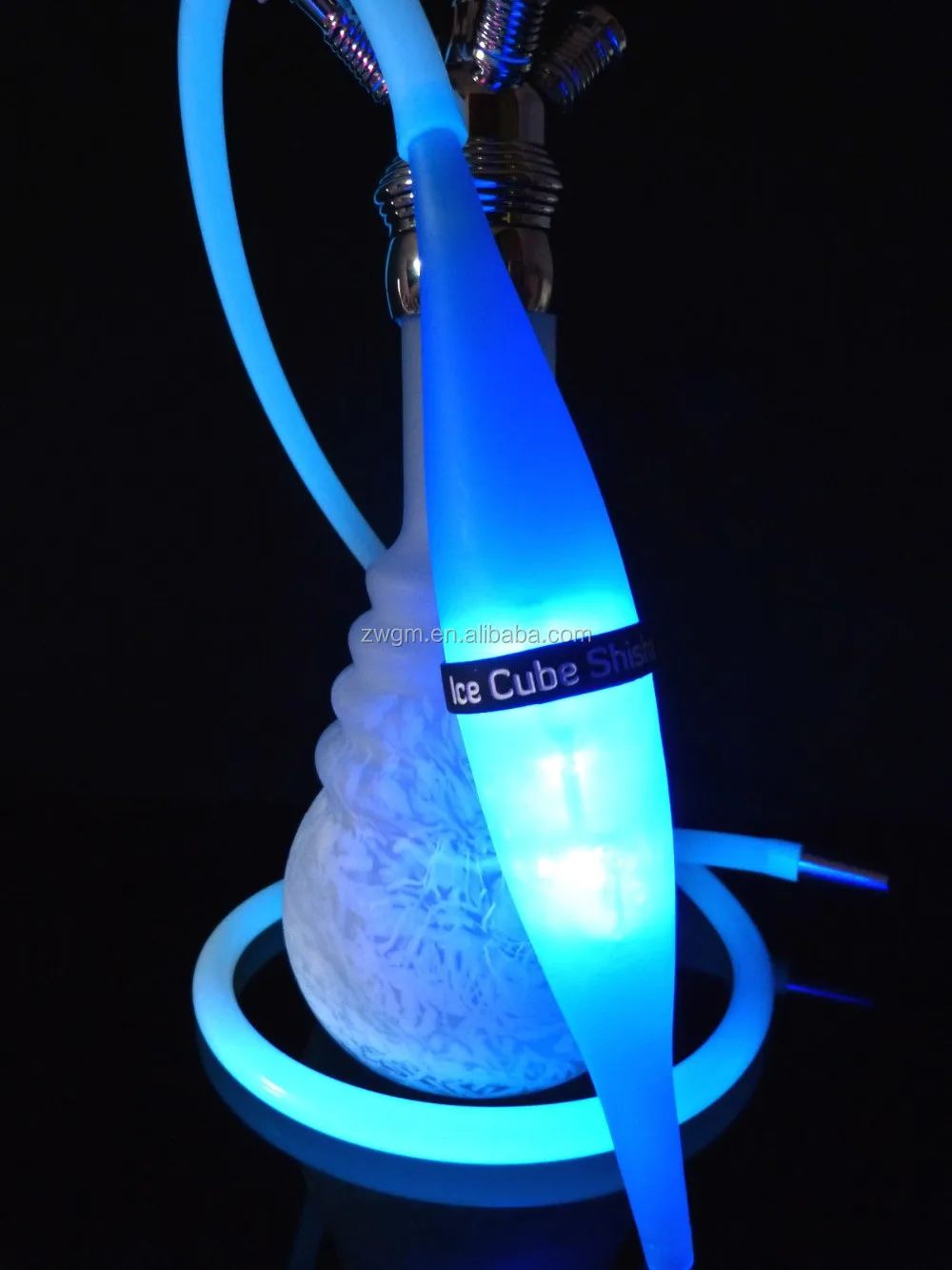 Ice Cube Shisha *led* Smoke Blizzard 3.2 Schlauch Set Kaya Ice Bazooka ...