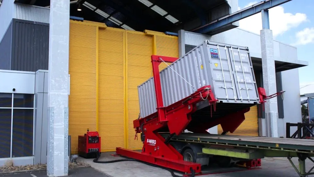 20ft,40ft Hydraulic Container Tilter - Reliable & Durable
