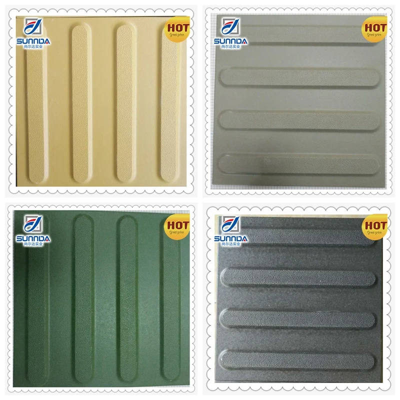 Color Blind Indicator Tactile Paving Tiles For Homegenous Non Slip ...