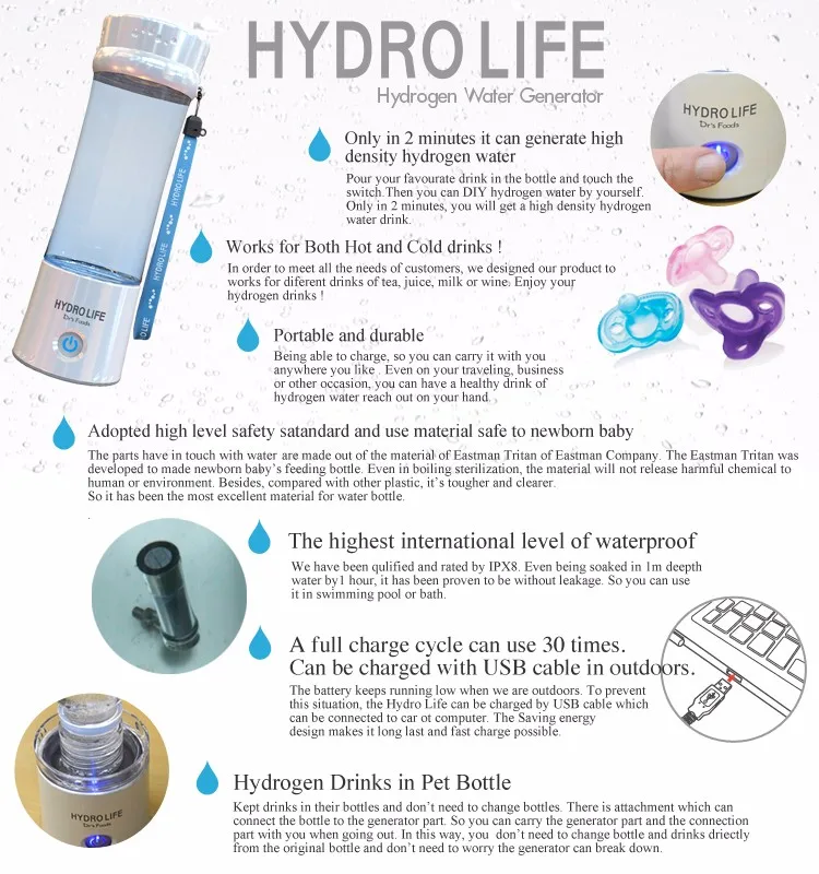 Reliable Hydrogen Rich Water Maker For Hot And Cold Water,Also ...