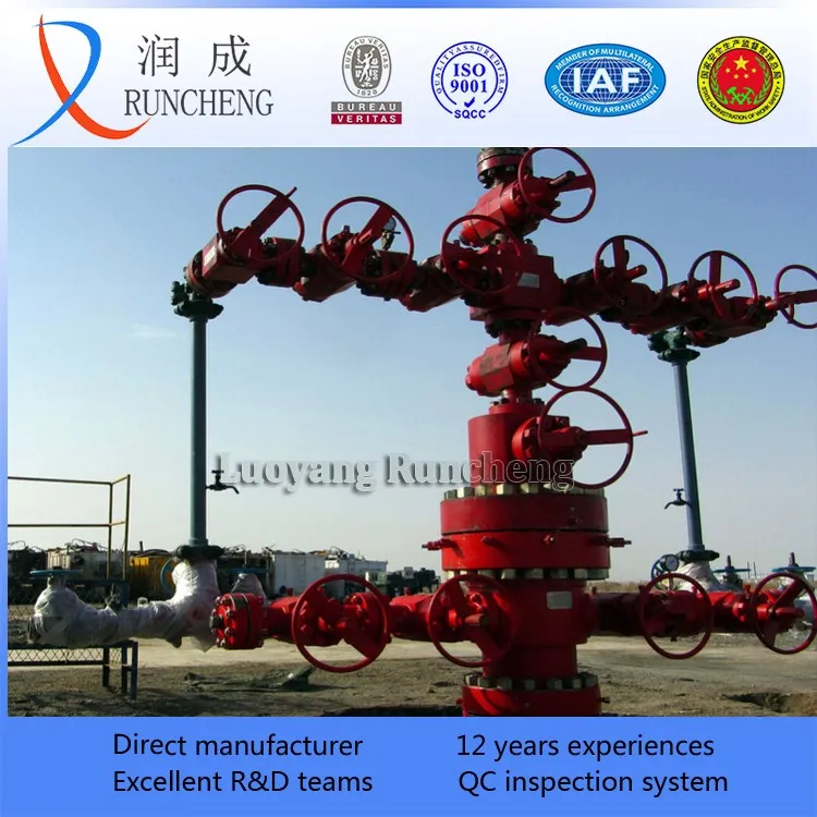 Api 6a Oil And Gas Production Tree High Pressure Xmas Tree Wellhead ...