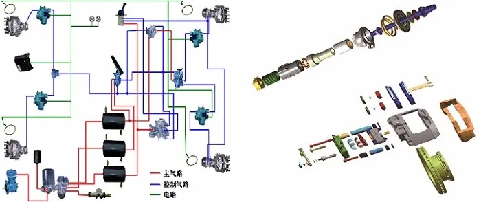 Truck Air Brake Parts Brake Caliper Guide Repair Kits K0006 Products ...