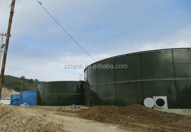 Glass Fused To Steel Equalization Tank In Effluent Treatment Plant ...