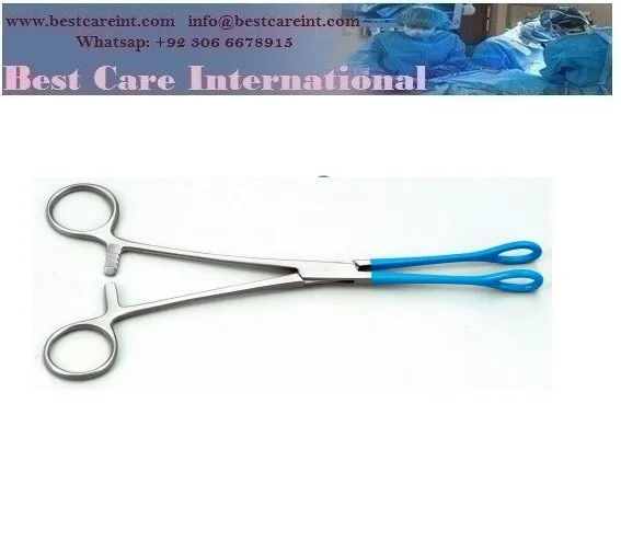Gynecology Surgical Ring Forceps With Leep Coated - Buy Foerster ...
